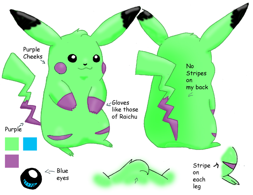 The Green Reference by TheGreenPikachu on DeviantArt