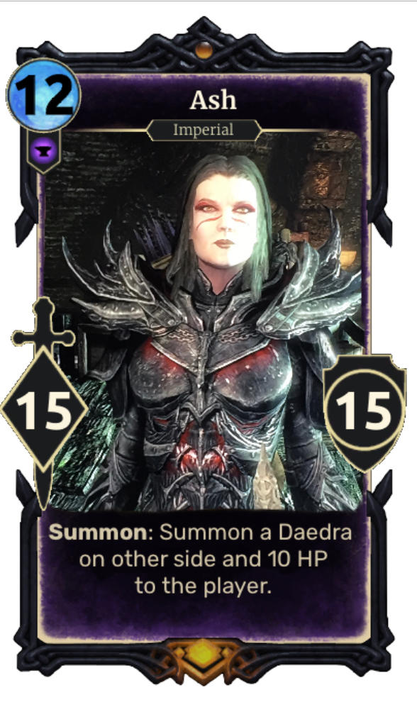 Elder Scrolls Legends Ash Card By Teamashartist On Deviantart