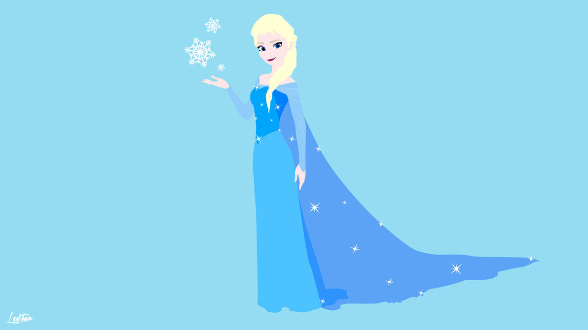 Elsa Frozen Minimalist By Artistwannab3 On Deviantart