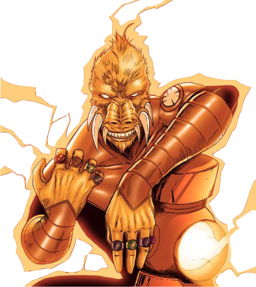 Larfleeze (DC) render by EternalAshen on DeviantArt Larfleeze (DC) render by EternalAshen on DeviantArt