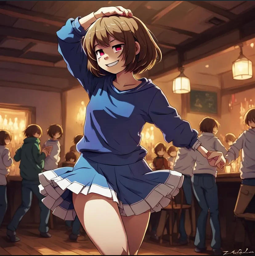 Frisk still drunk by EmperorNick21 on DeviantArt Frisk still drunk by EmperorNick21 on DeviantArt