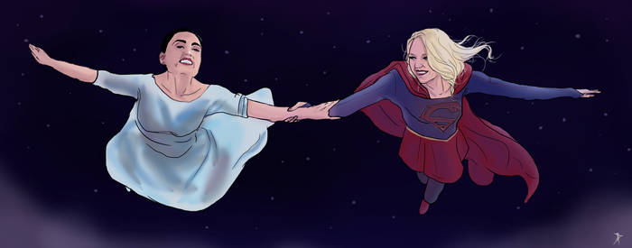 Supergirl X Lena Luthor Supercorp By Tristanhartup On Deviantart
