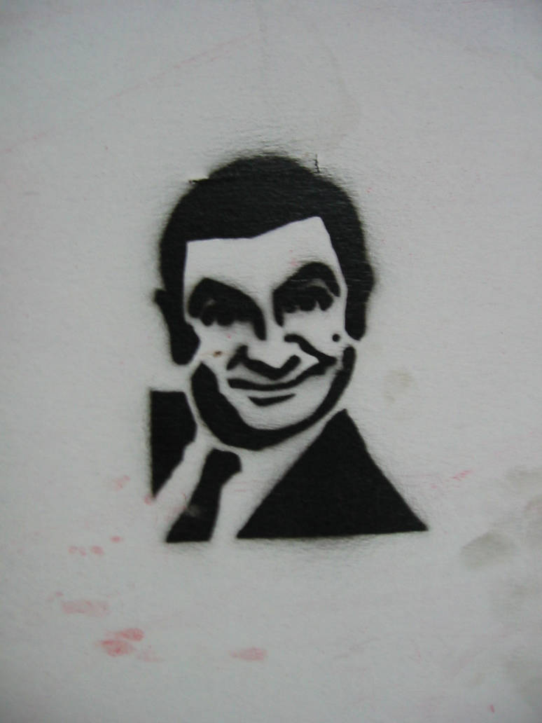 Stencil - Mr. Bean by MasterKoyo on DeviantArt