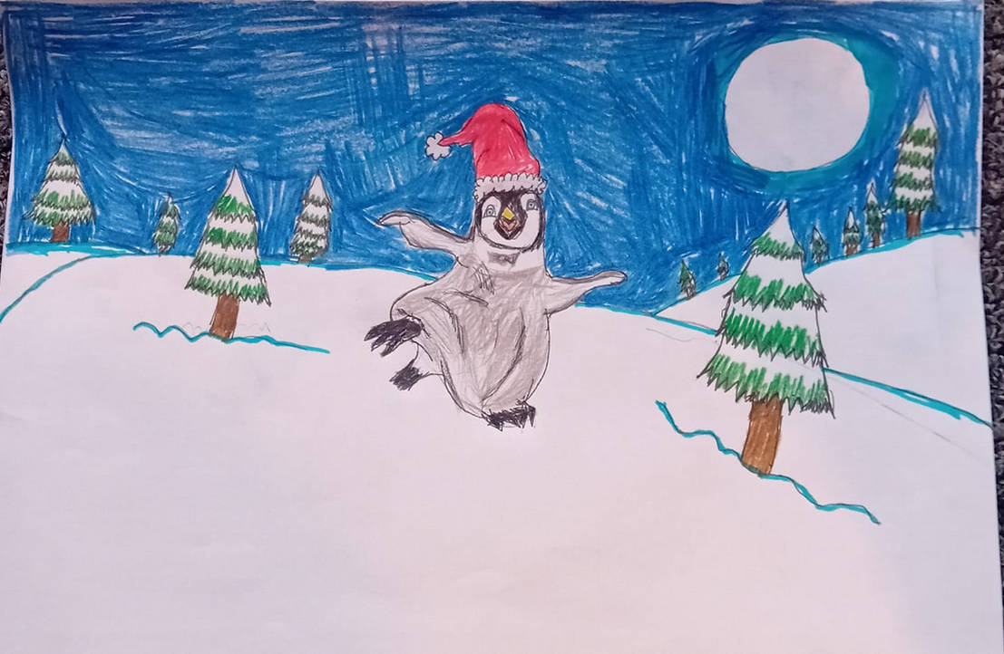 My Drawing Of Mumble By Lorddurion On Deviantart