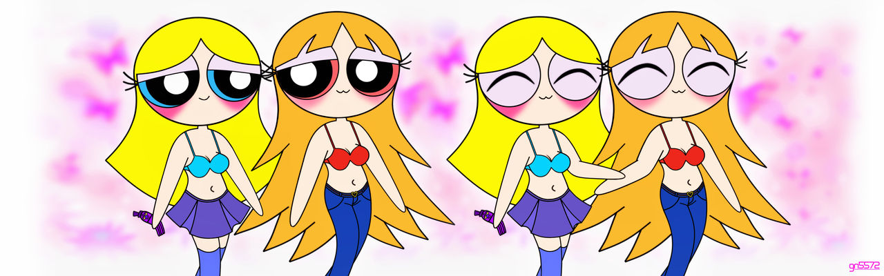 Just Bubbles And Blossom Both Being Cute Redo By Gn5572doesarts On Deviantart