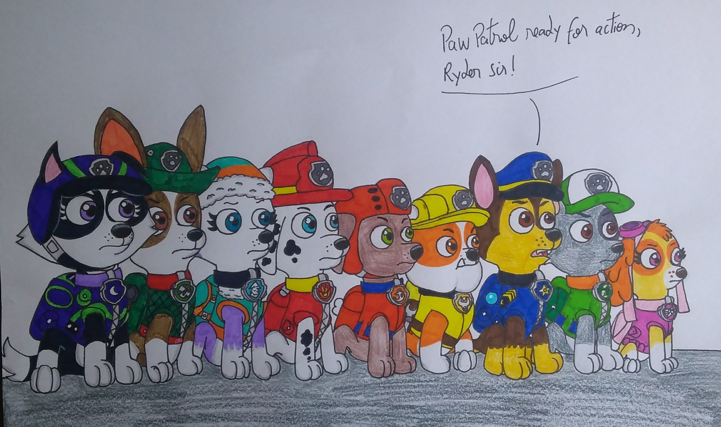 Paw Patrol Ready For Action Ryder Sir By Gigi Sonicandgumball On Deviantart