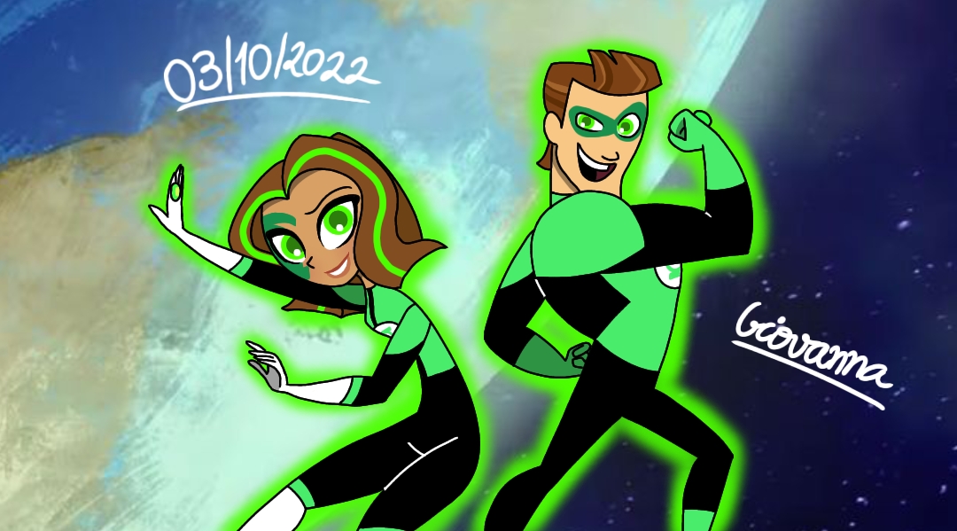 Grown Up Green Lanterns By Gigi Sonicandgumball On Deviantart