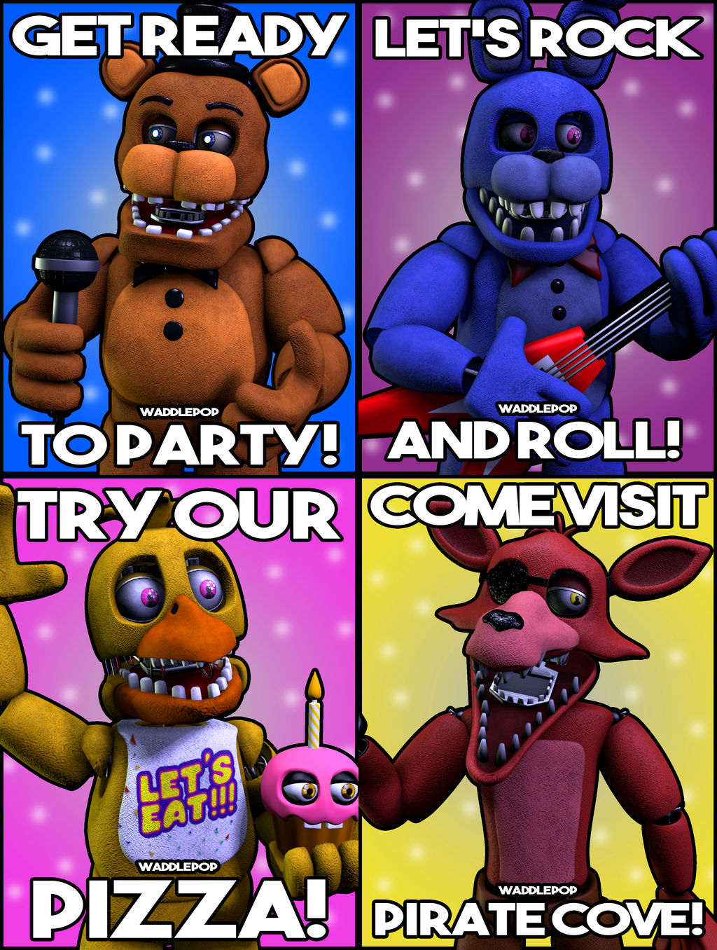 Unwithered Diner Posters By Witheredfnaf On Deviantart