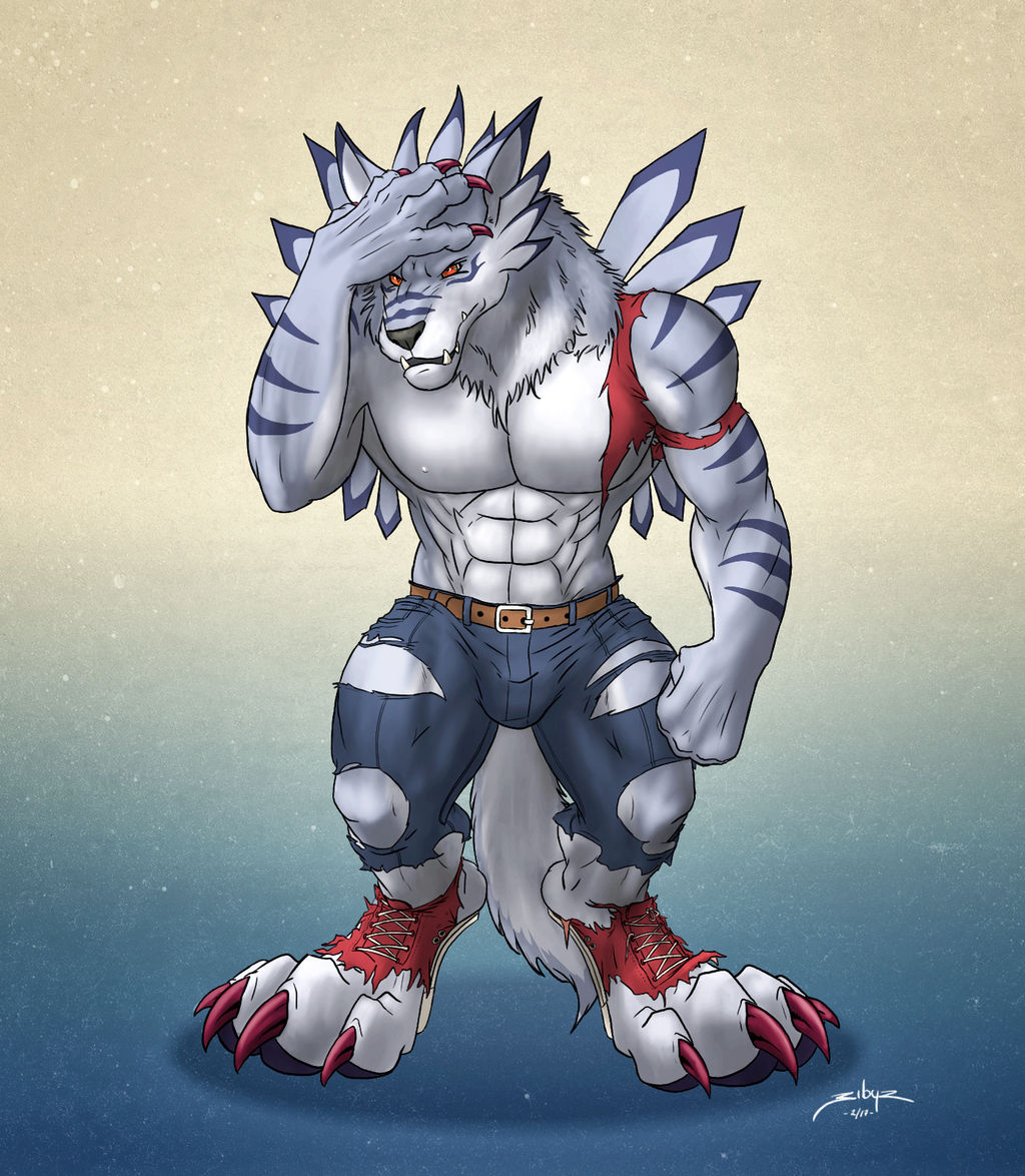 Weregarurumon Digivolution By Lightningthefox7 On Deviantart