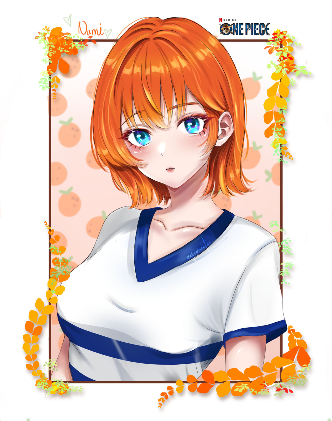 Nami One Piece Fan Art Aqimate By Aqimate On Deviantart