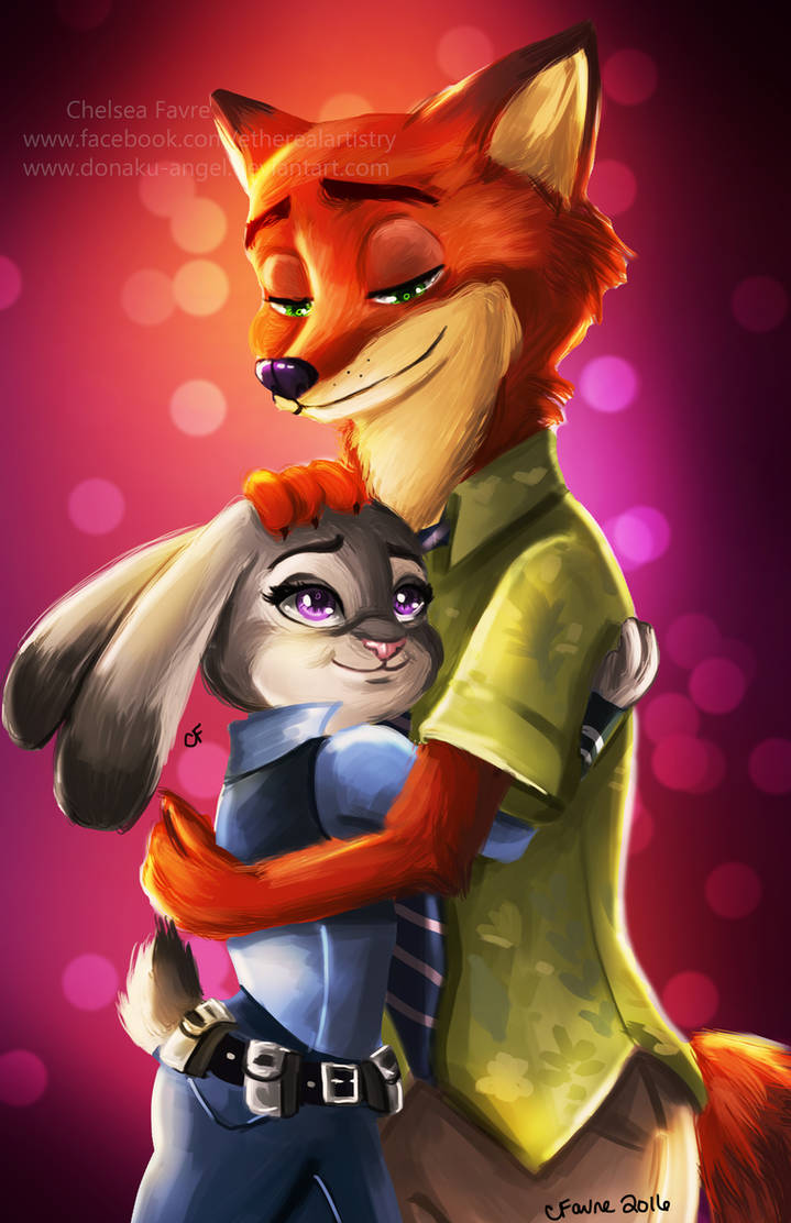 Judy Hopps And Nick Wilde By Chelseafavre On Deviantart
