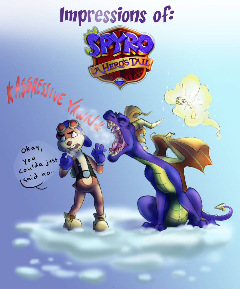 Impressions Of Spyro A Heros Tail By Stewcat52 On Deviantart