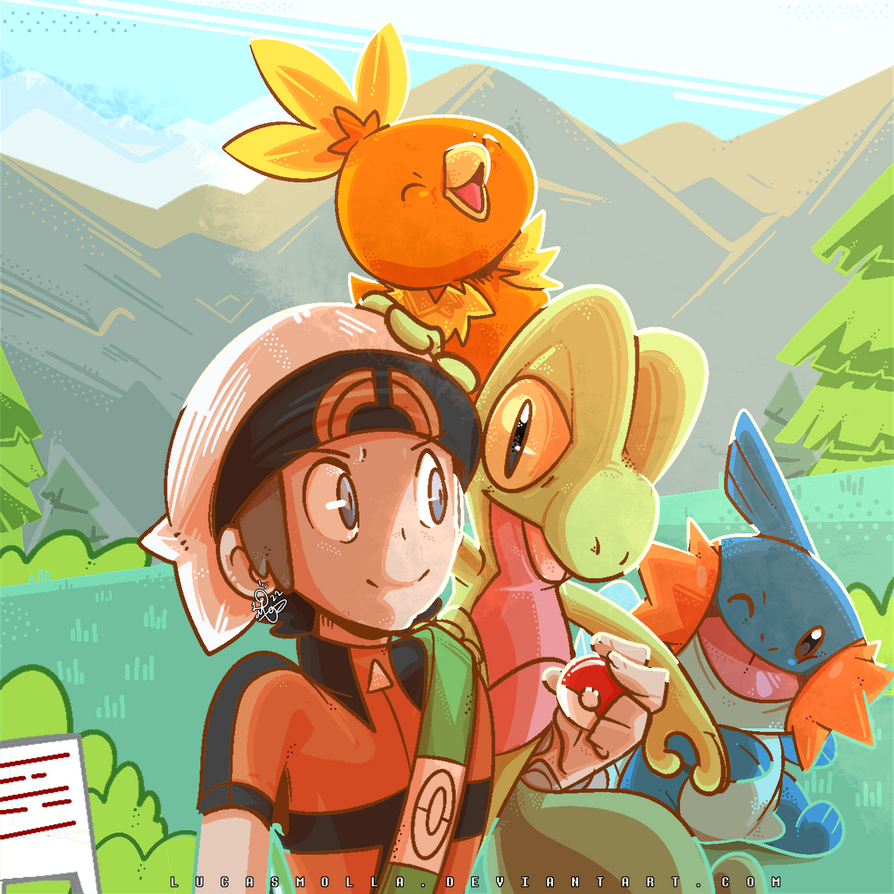 Pokemon Emerald Fanart By Lucasmolla On Deviantart