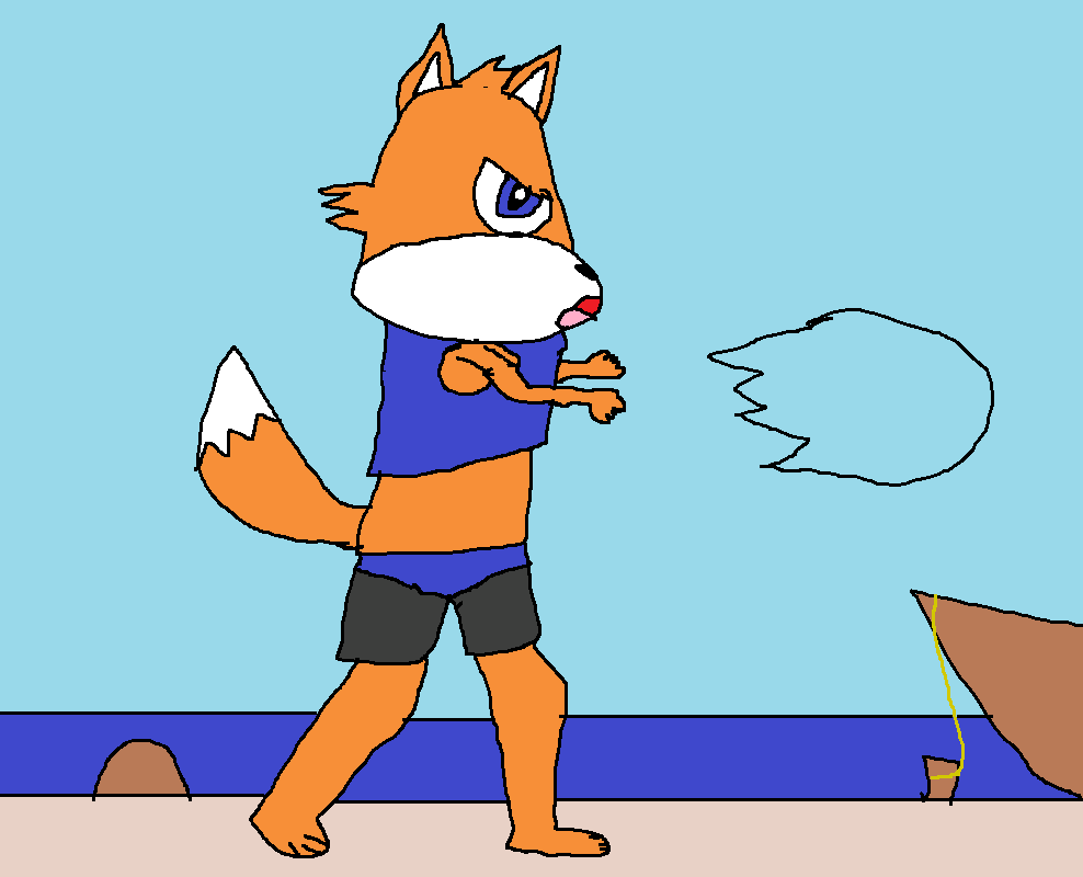 Foxy Roxy Does A Hadoken By Jcfanfics On Deviantart
