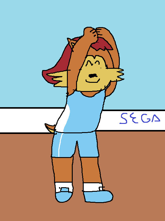Sally Doing The Cammy Stretch By Jcfanfics On Deviantart