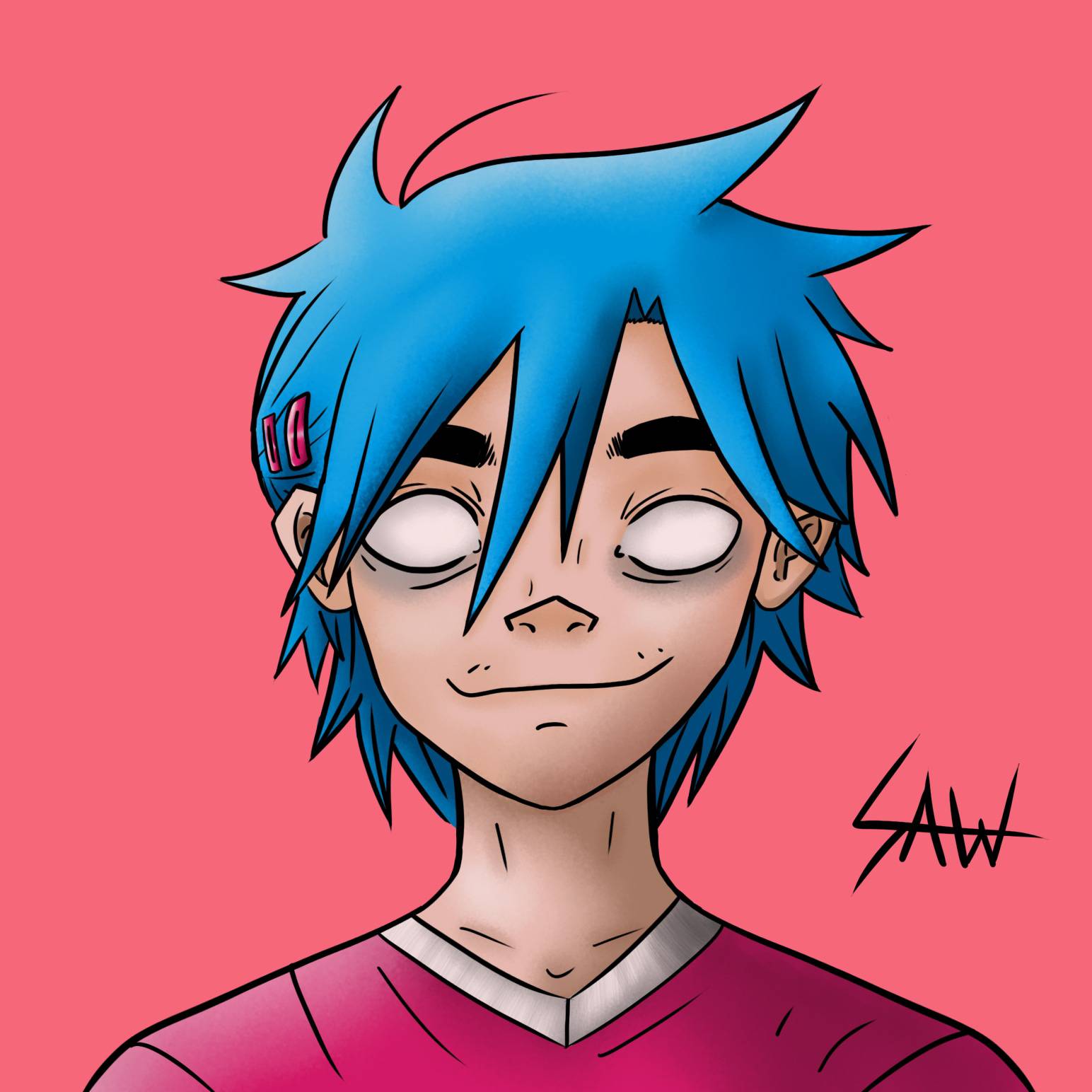2d Gorillaz Fanart By Sawlen On Deviantart