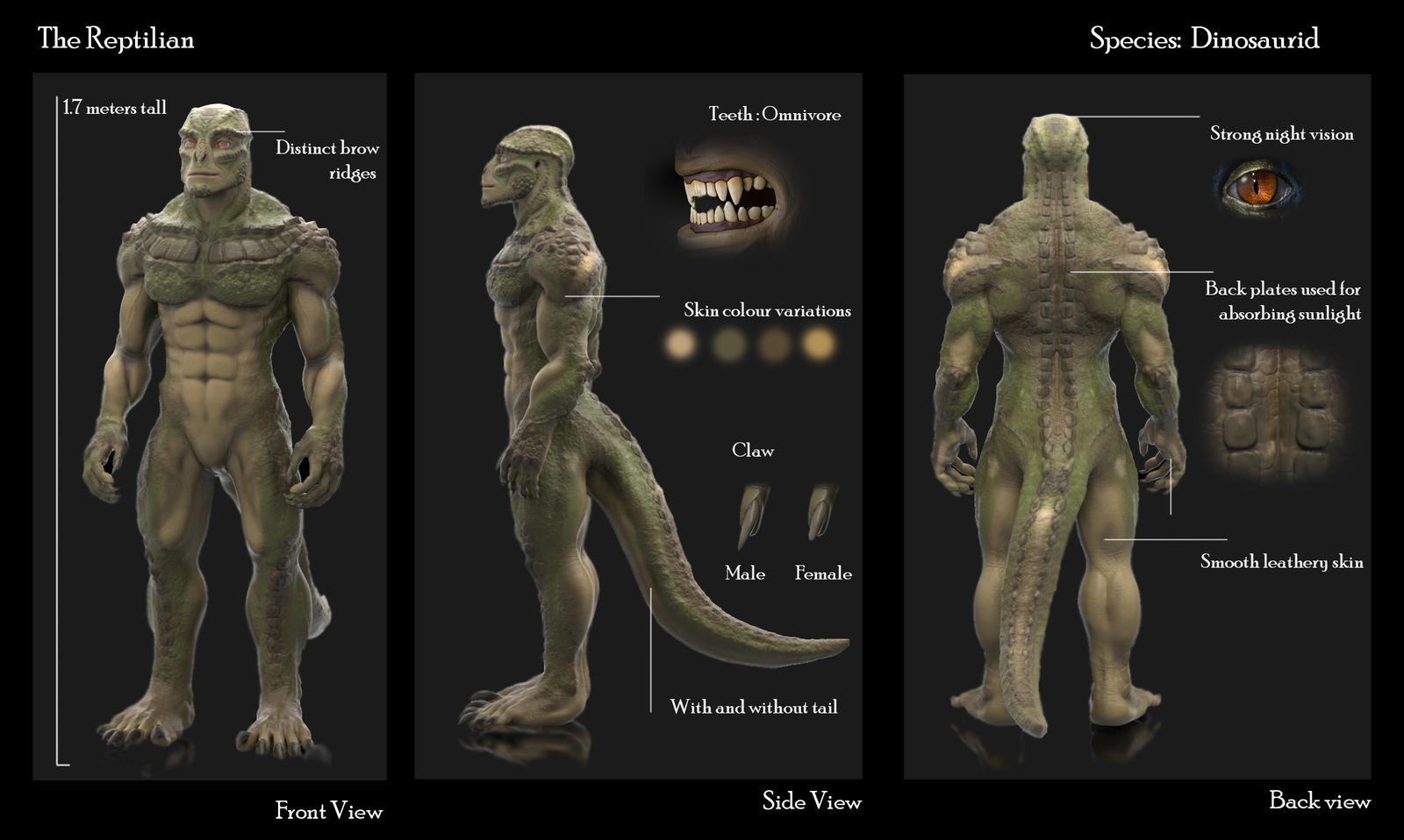 Reptilian by Dragonio3 on DeviantArt Reptilian by Dragonio3 on DeviantArt