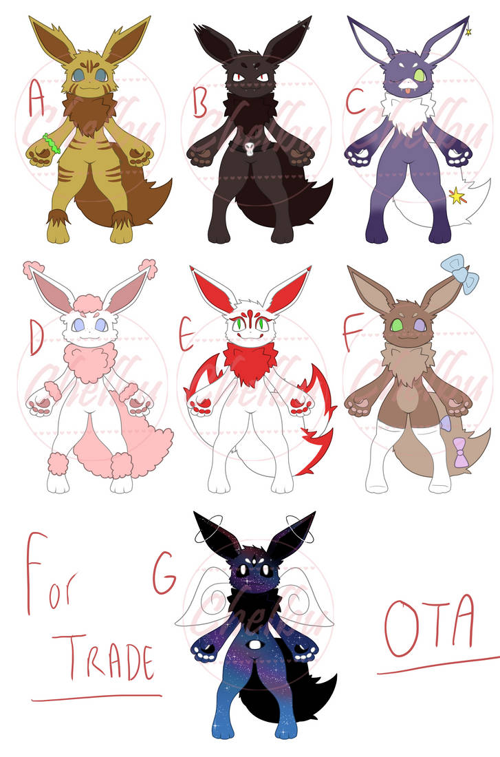 Eevee Adopts Closed By Chelbu On Deviantart