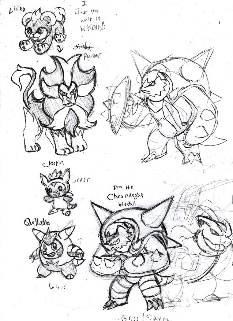 Pokemon Xy Sketches By Brian12 On Deviantart