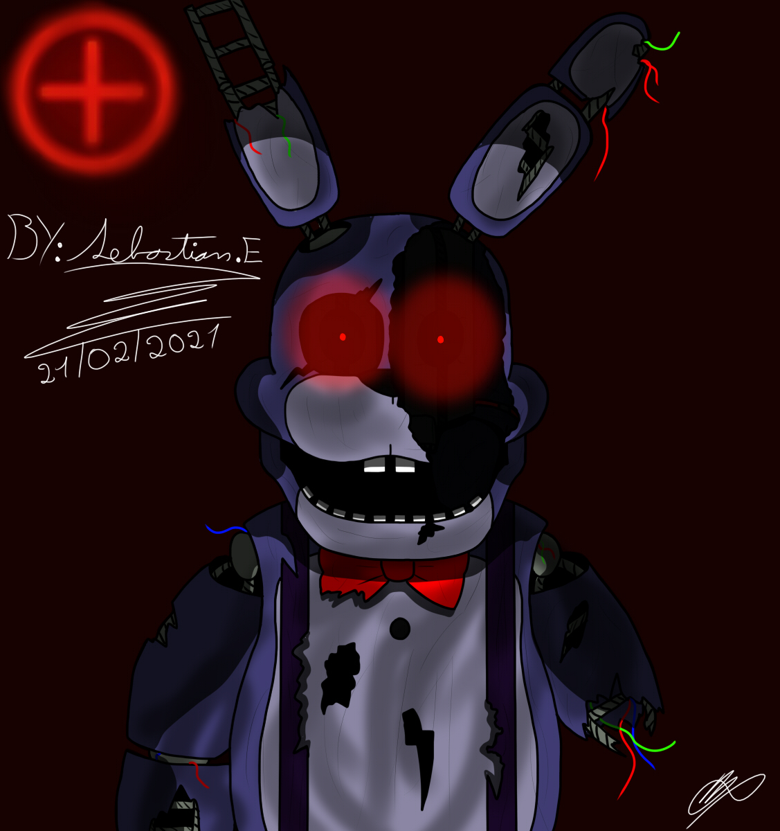 Withered Bonnie Fnaf Plus Fanart By Sebastianenriqueart On Deviantart