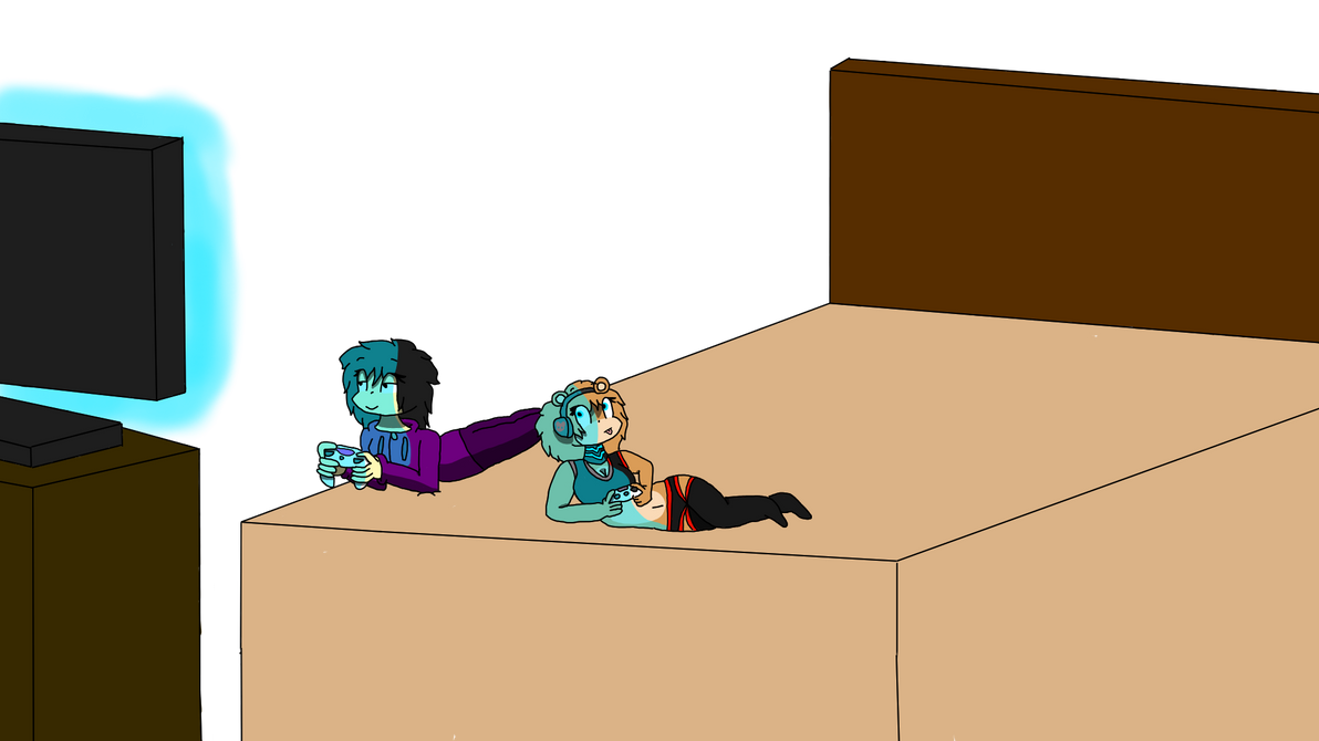 Gamer Girlss Night By Snipergames15 On Deviantart
