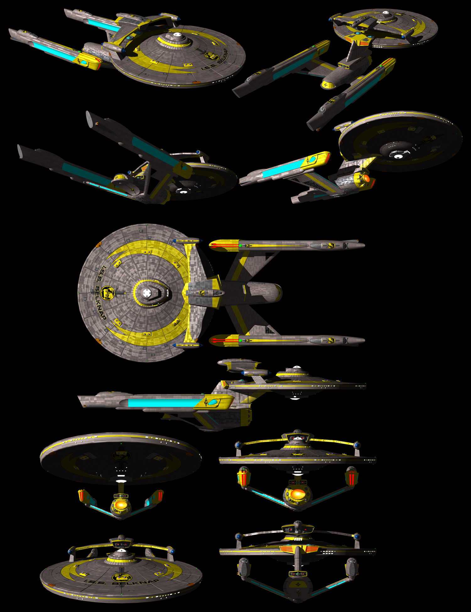 Terran Empire Belknap Class Heavy Cruiser By 1wyrmshadow1 On Deviantart