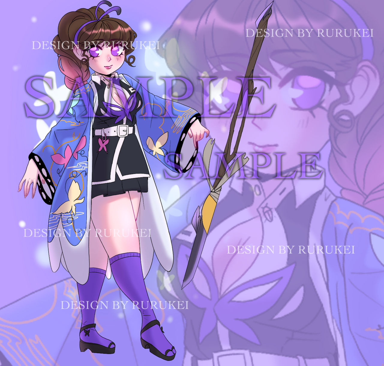 Closed Demon Slayer Adoptable Auction By Rurukei On Deviantart