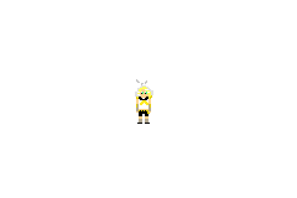 Pixel Rin Kagamine By Finalfantasywolf12 On Deviantart