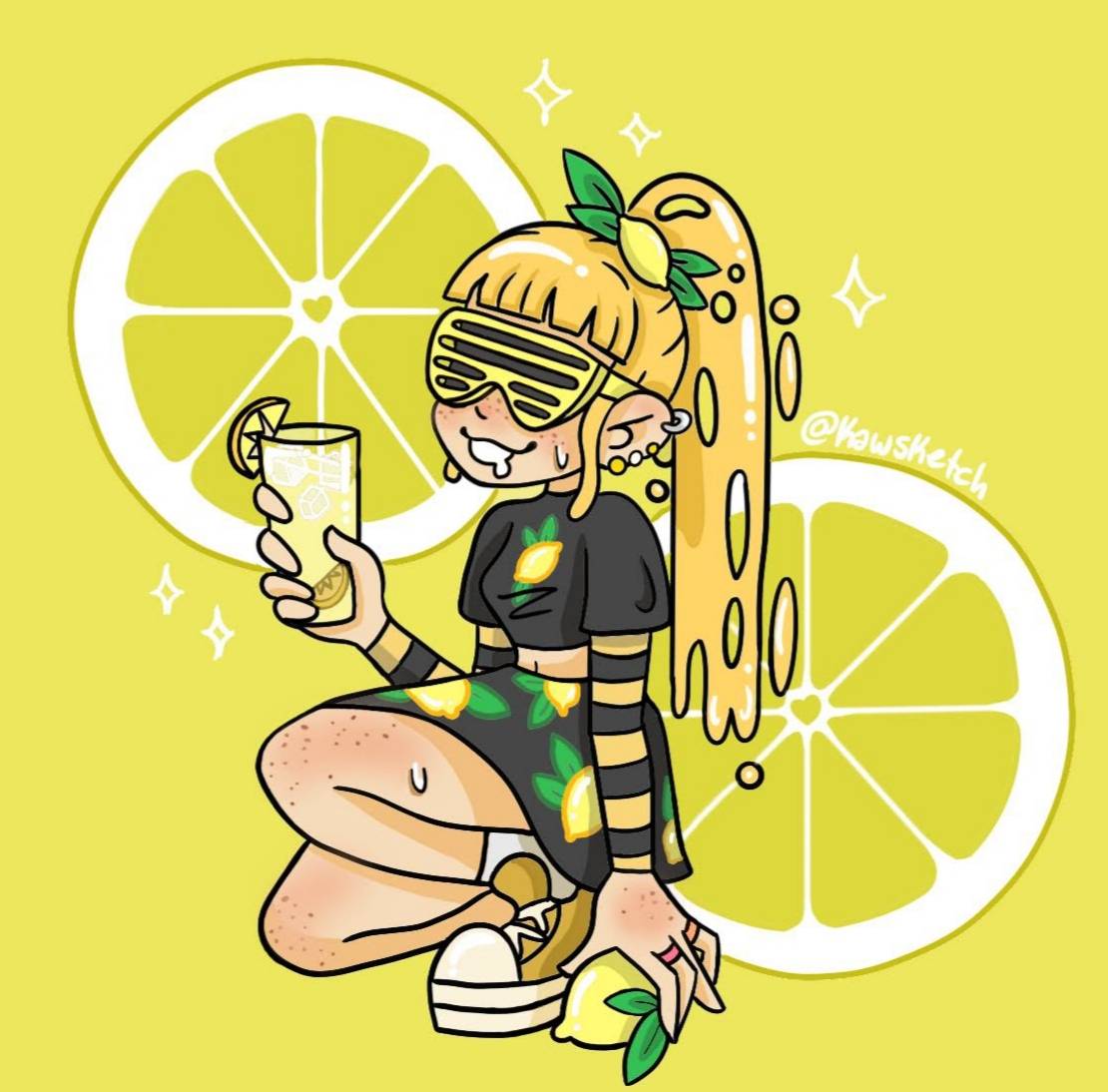 Lemonade Girl By Kawsketchh On Deviantart