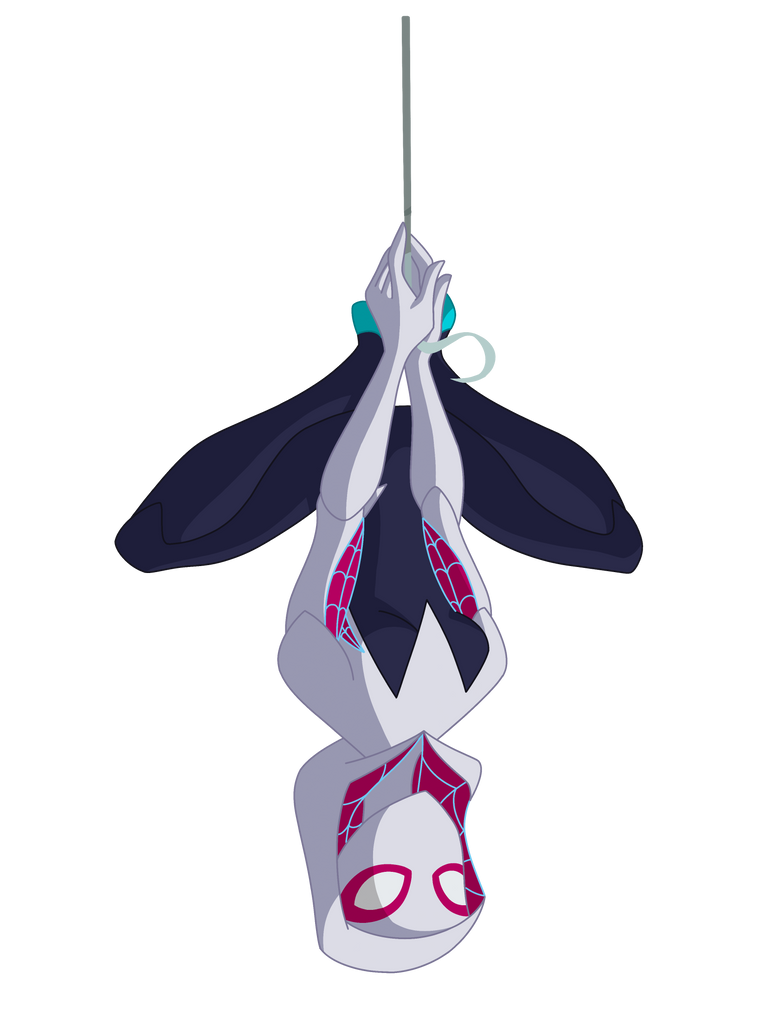 Ghost Spider upside down by Lunamidnight1998 on DeviantArt Ghost Spider upside down by Lunamidnight1998 on DeviantArt