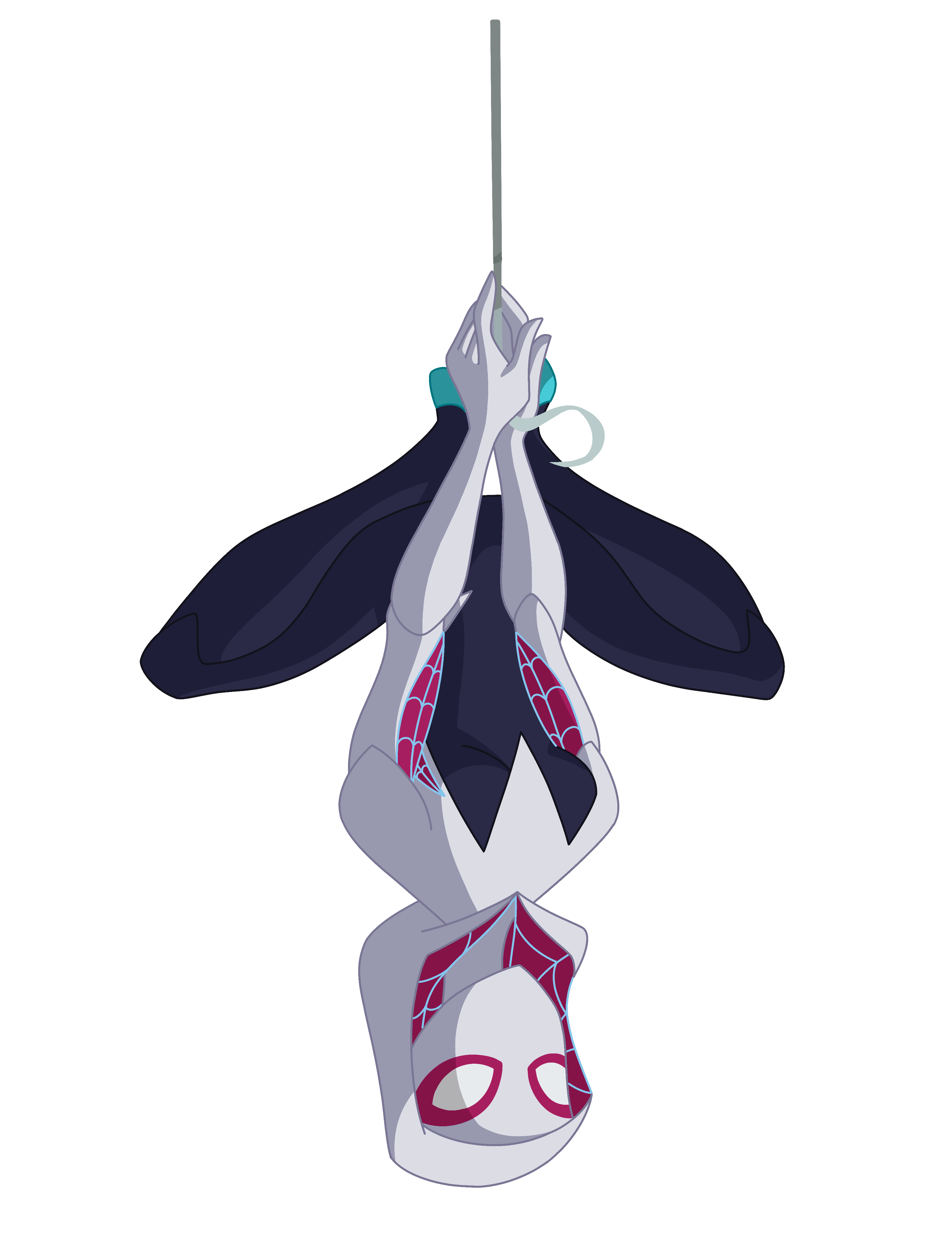 Ghost Spider Upside Down By Lunamidnight1998 On Deviantart