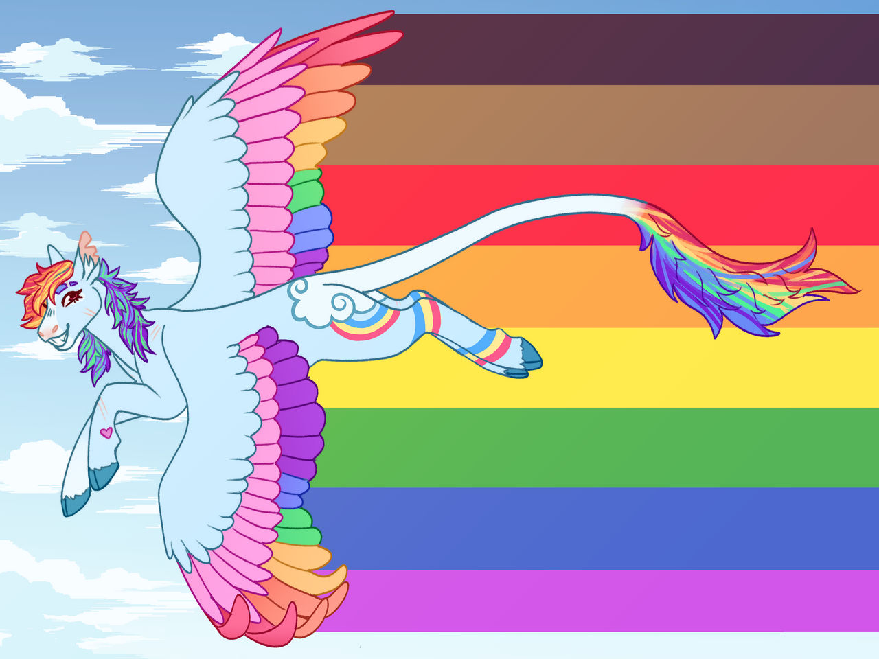 Rainbow Dash Pride By S0ftserve On Deviantart