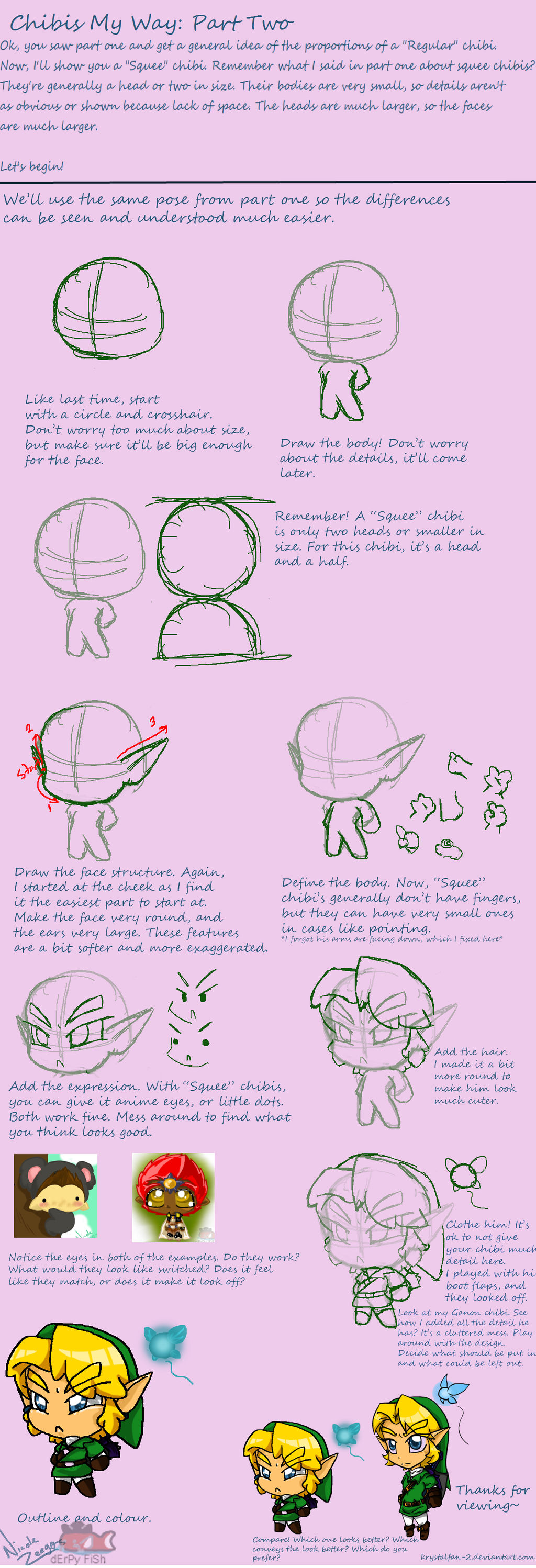 Chibi Tutorial My Way Squee Chibi By Krystalfan 2 On Deviantart