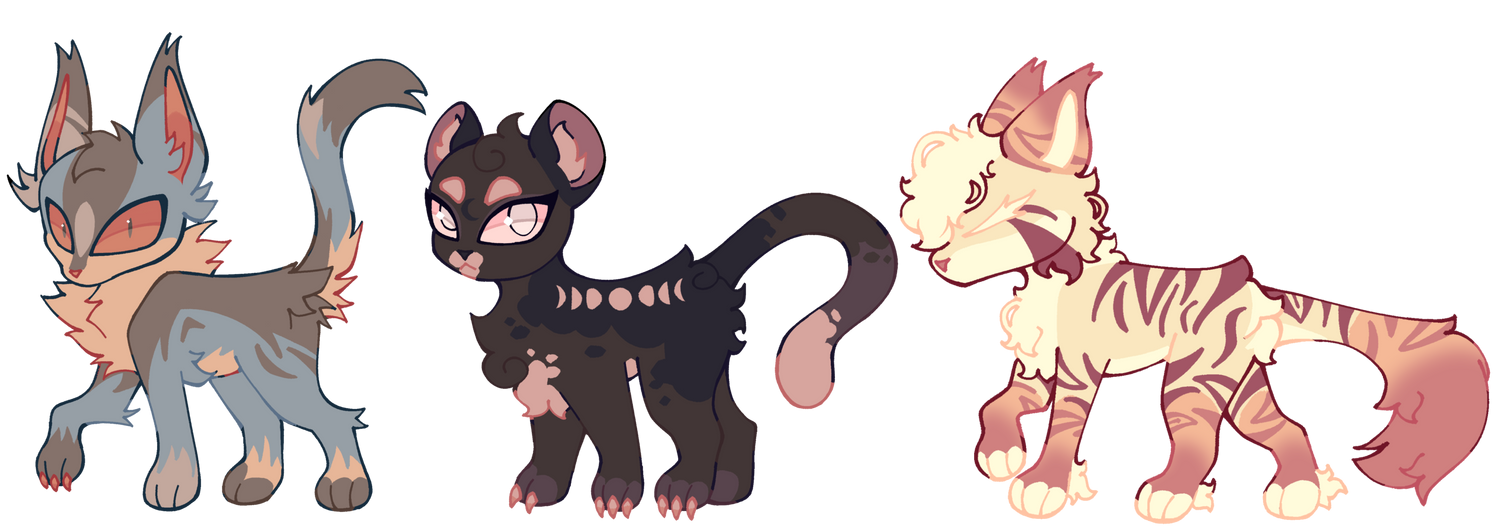 Warrior Cats Color Palette Adopts Ota Open By Realswanky On Deviantart