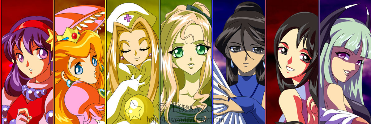 7 Princesses by Luisazo on DeviantArt