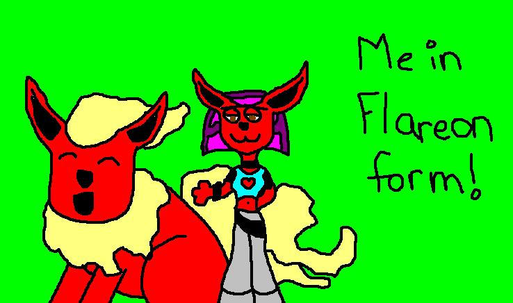 My Flareon form by ilovenick on DeviantArt