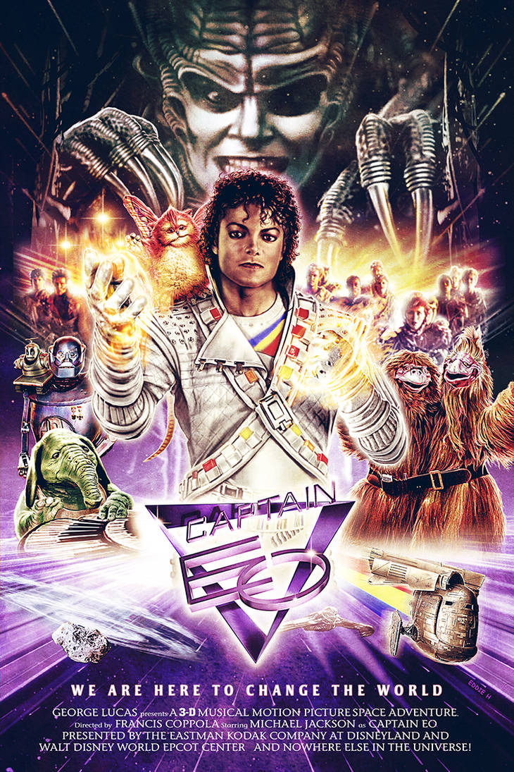 Captain Eo Alternative Movie Poster By Eddieholly On Deviantart
