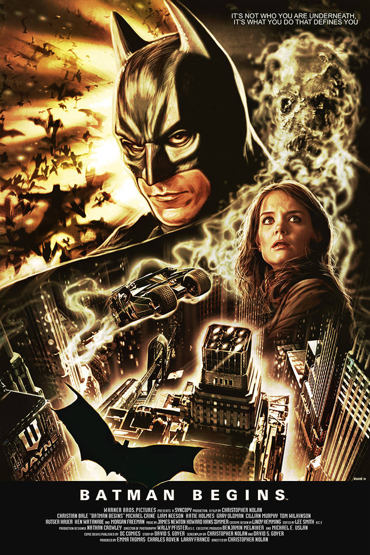 Batman Begins Poster By EddieHolly On DeviantArt batman-begins-poster-by-eddieholly-on-deviantart