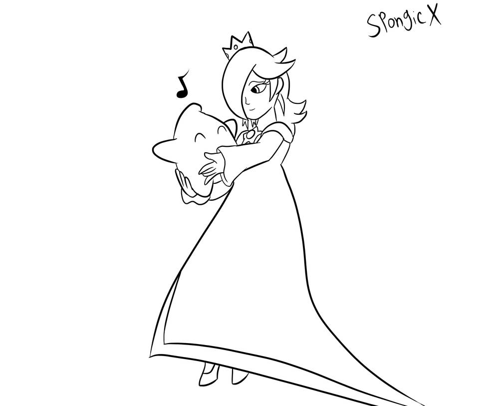 Rosalina And Luma By Spongicx On Deviantart