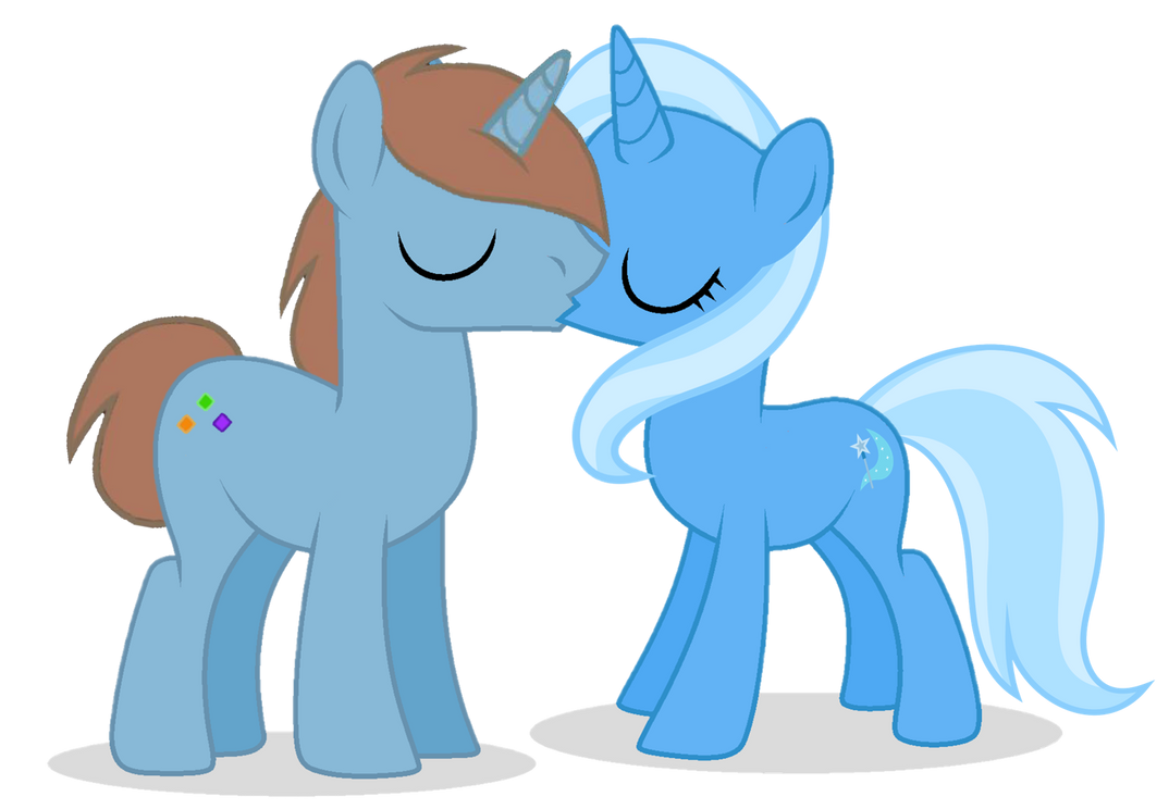 R Firebro And Trixie Kissing By Ncolque On Deviantart