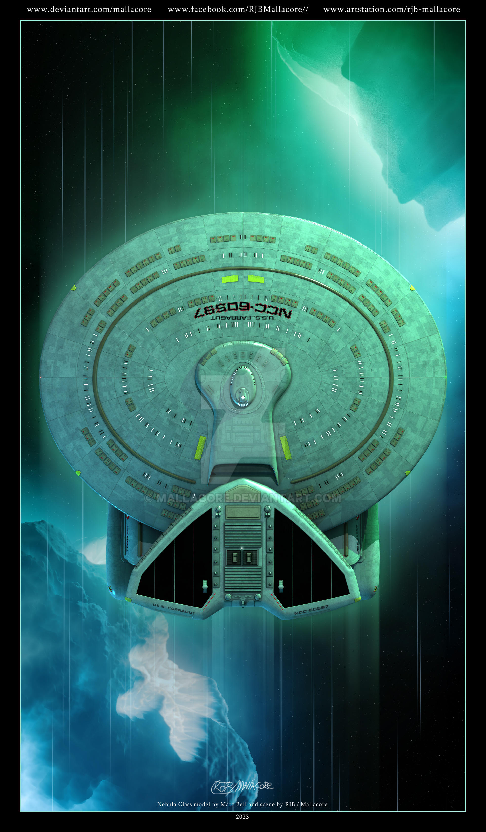 Star Trek Nebula Class By Mallacore On Deviantart