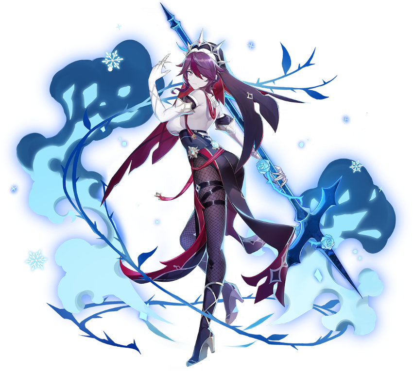 Rosaria gacha splash art by NayatNM on DeviantArt Rosaria gacha splash art by NayatNM on DeviantArt