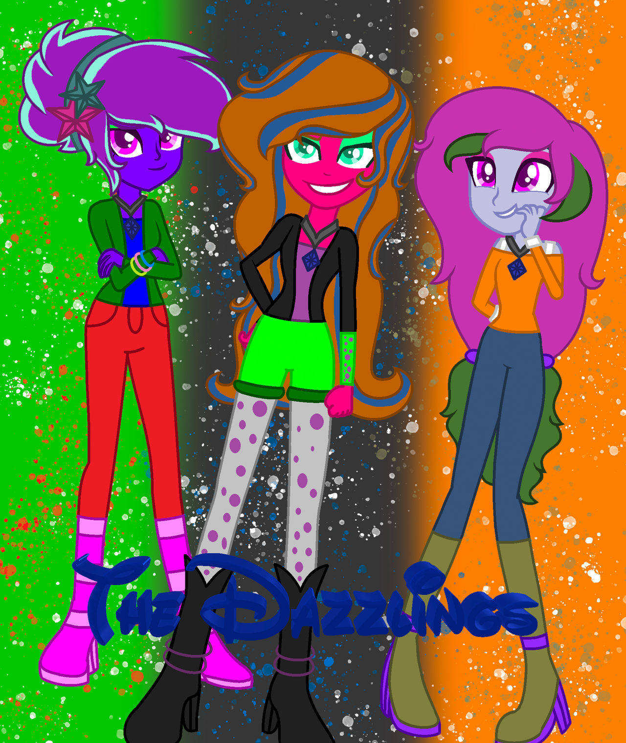 Disney The Dazzlings Mlp My Dazzlings By Hugo150pro On Deviantart