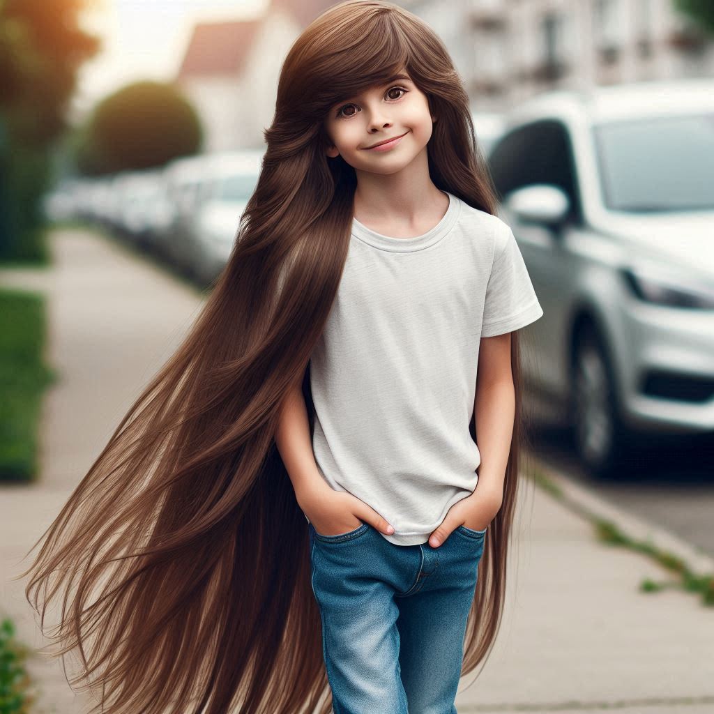 Out For A Walk With My Hair Let Down By Aaronmkwfan On Deviantart