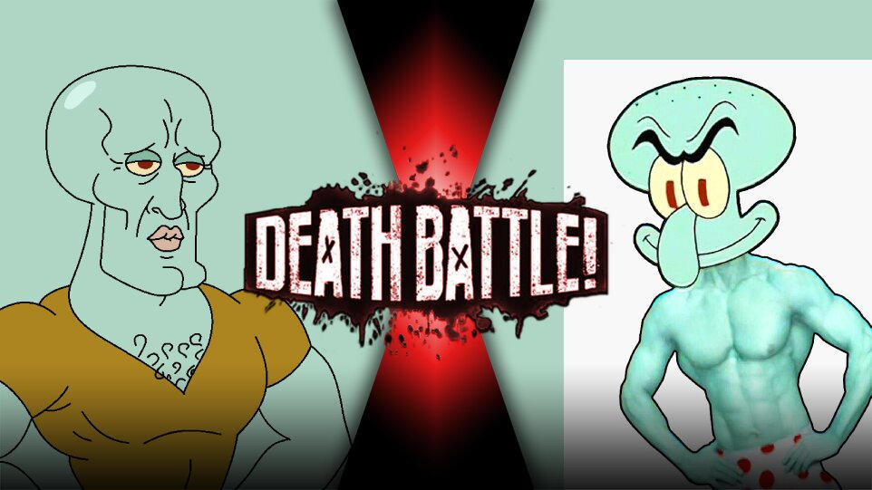 Death Battles Handsome Squidward Vs Hot Squilliam By Con1011 On Deviantart