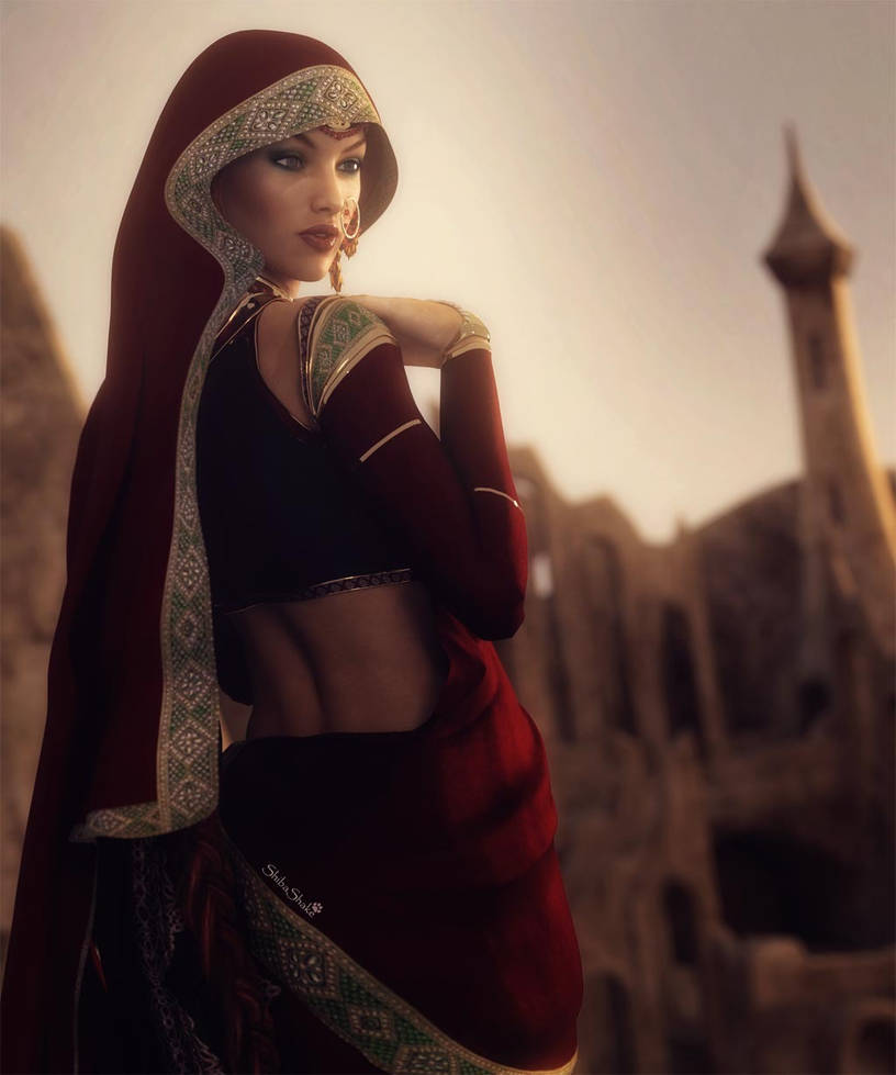 Princess Of The East Fantasy Woman Art Ds Iray By Shibashake On