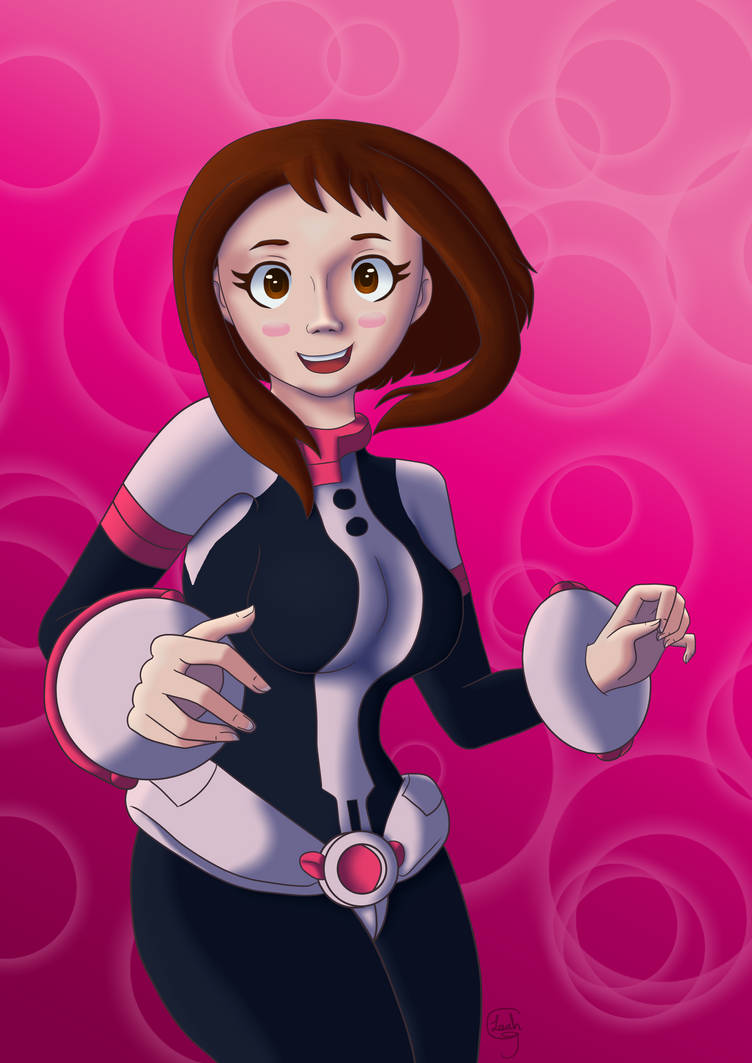 Ochaco Uraraka By Leahlostheart On Deviantart