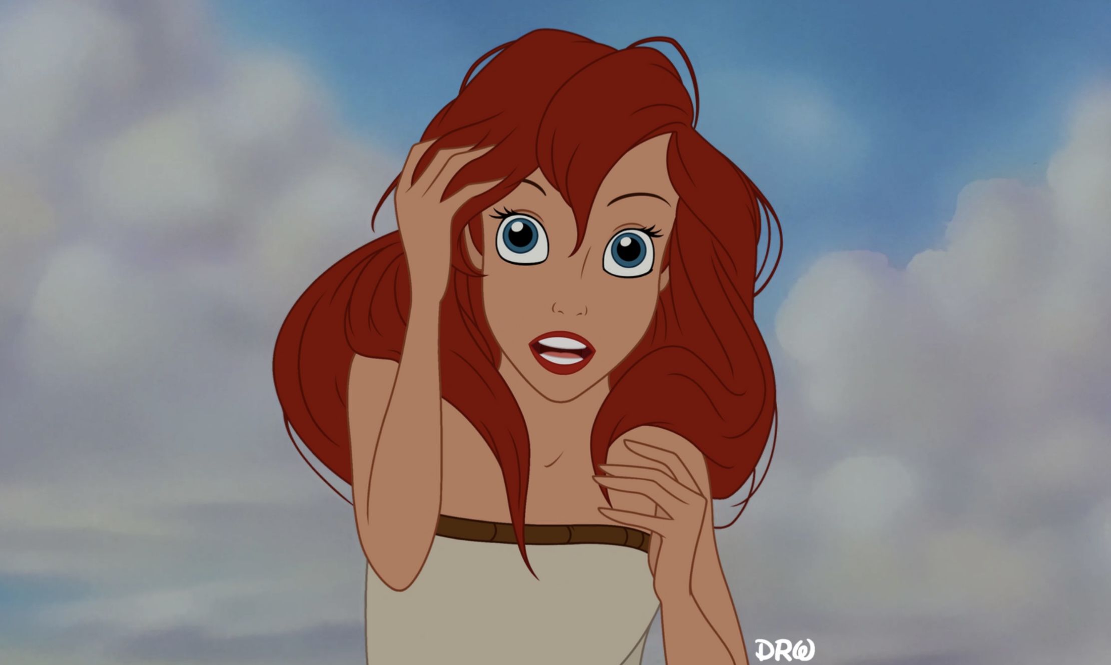 Newly Human Ariel Widescreen Version By Disneyrebelworks On Deviantart