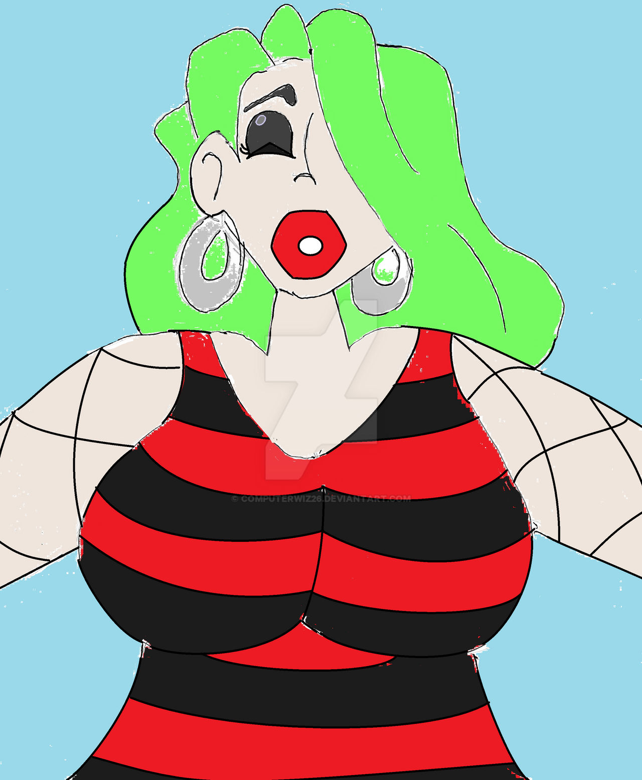 Bbw Goth Kiss By Computerwiz26 On Deviantart