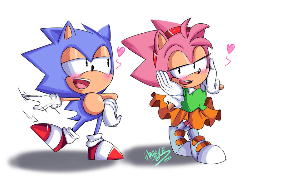 Classic Sonamy By Wallacexteam On Deviantart
